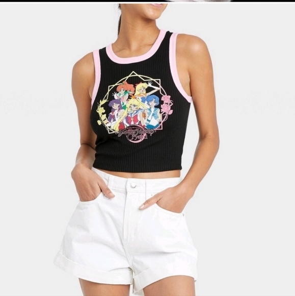 Sailor Moon | Tops | Sailor Moon Cropped Tank Top | Poshmark